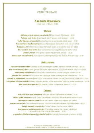 Park Terrace Restaurant by KENSINGTON GARDENS | Gezenti Anne