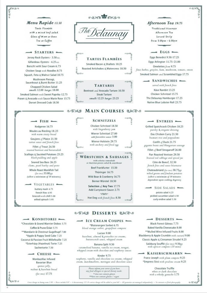 European Cafe at the heart of London, The Delaunay | Gezenti Anne