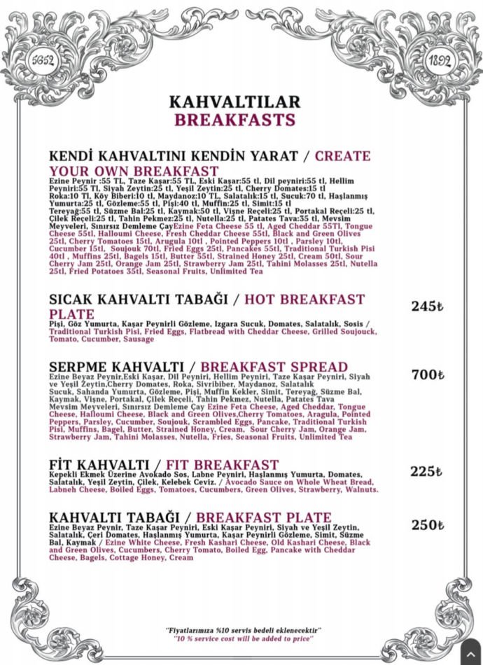 Galata Kulesi Manzaralı Bahçede Kahvaltı Keyfi, BARNATHAN GARDEN 2025 ...