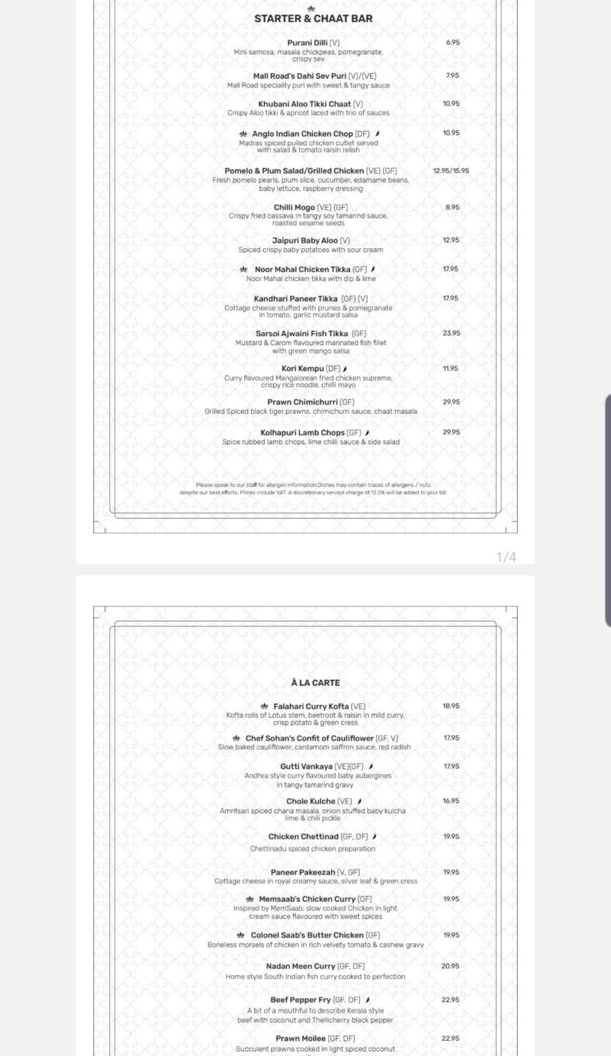 TOP 10 LONDON INDIAN RESTAURANTS WITH 2023 MENUS | Gezenti Anne